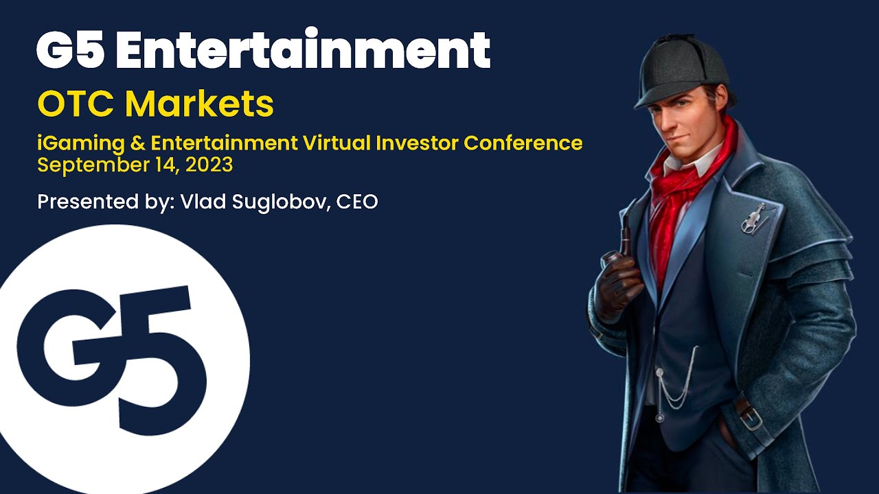G5 Entertainment AB (OTCQX: GENTF | NASDAQ OMX: G5EN): Virtual Investor ...