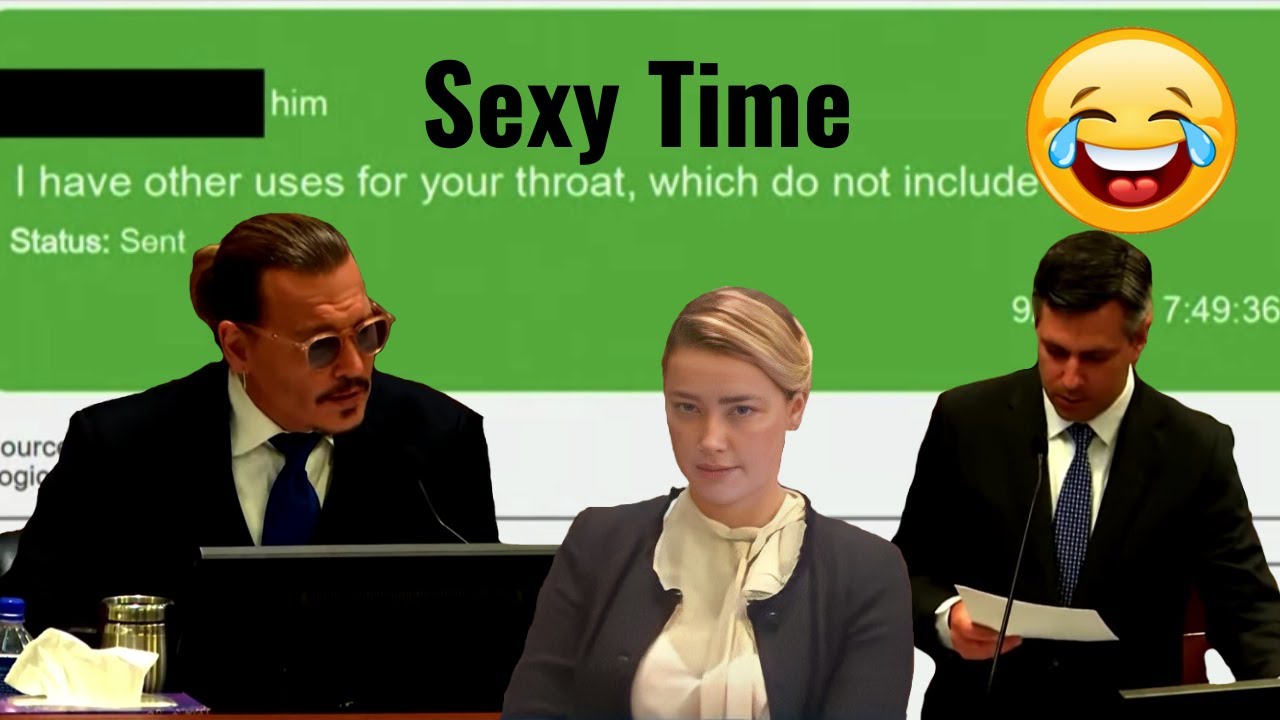 Johnny Depp's Love Text To Amber Heard Read Aloud In Court - YouTube