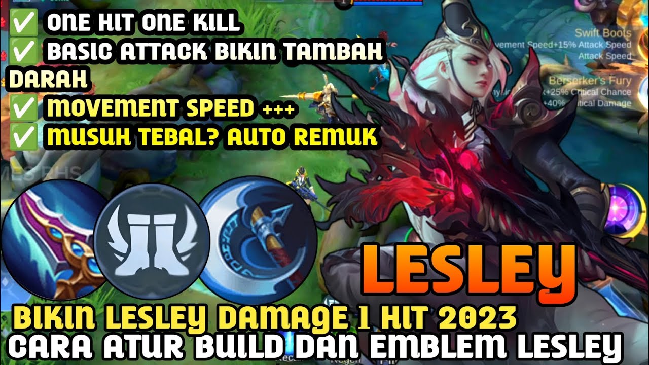 PATCH 1.8.20- SET BUILD LESLEY TERSAKIT 2023 | EMBLEM LESLEY PALING ...