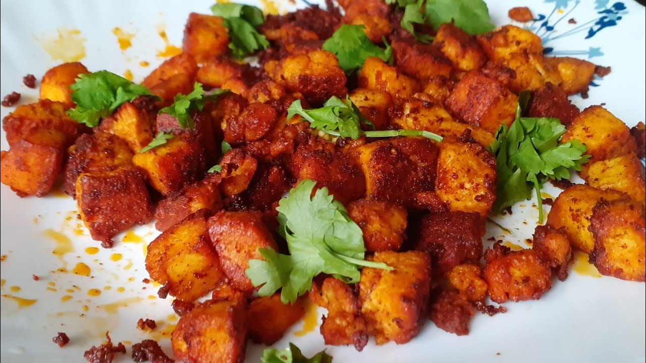 Paneer dry fry ഉണ്ടാക്കിയാലോ how to make paneer dry fry - YouTube