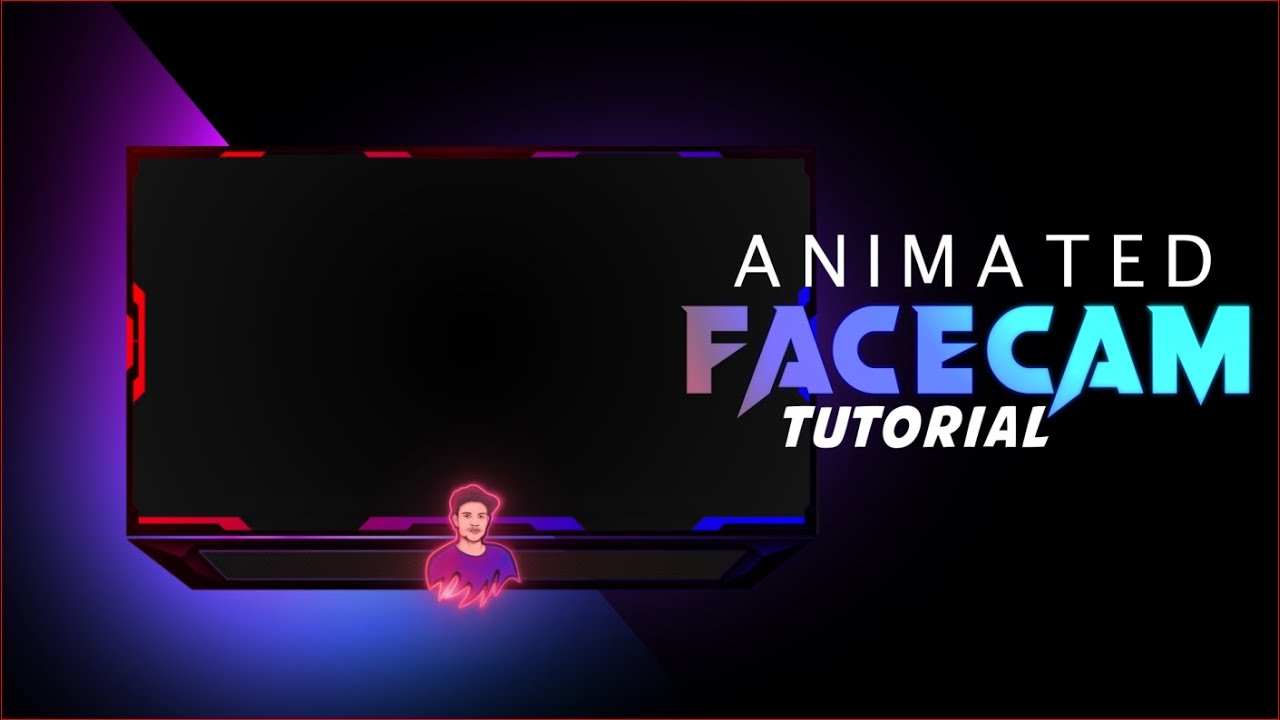 Animated Facecam Overlay Free ( PSD + AEP) | Animated Facecam PS/AE ...