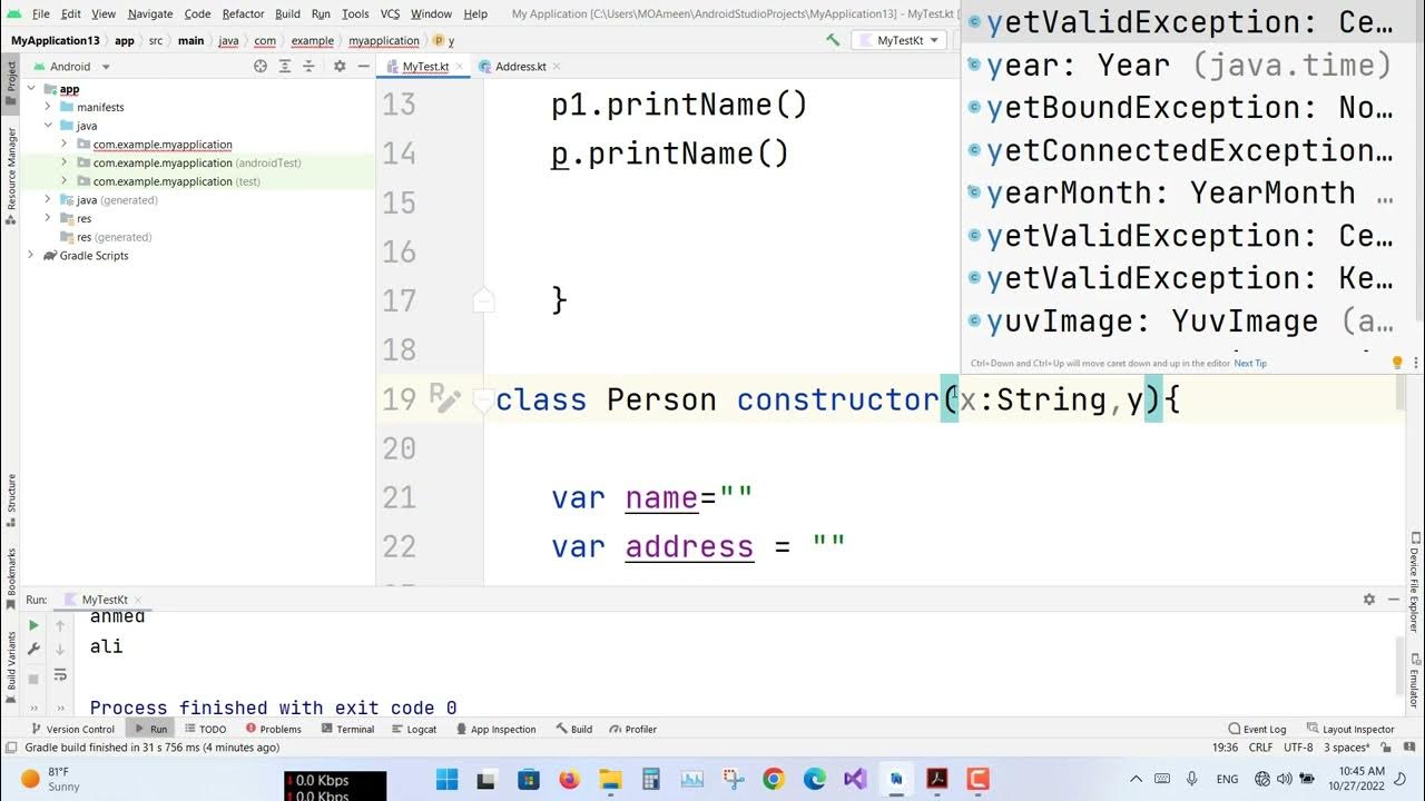 Lab 3 Kotlin Oop Youtube