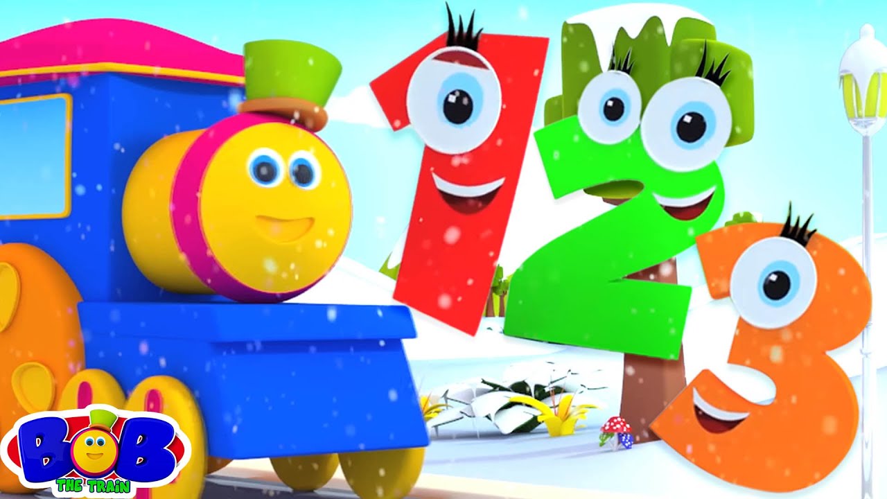 Lagu membilang nombor kartun pendidikan untuk kanak-kanak - YouTube