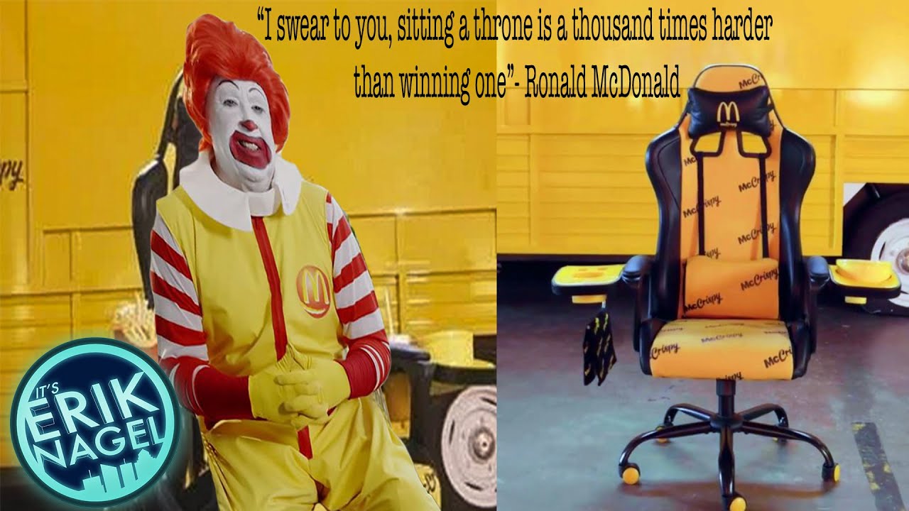 McDonalds McCrispy Chair - YouTube
