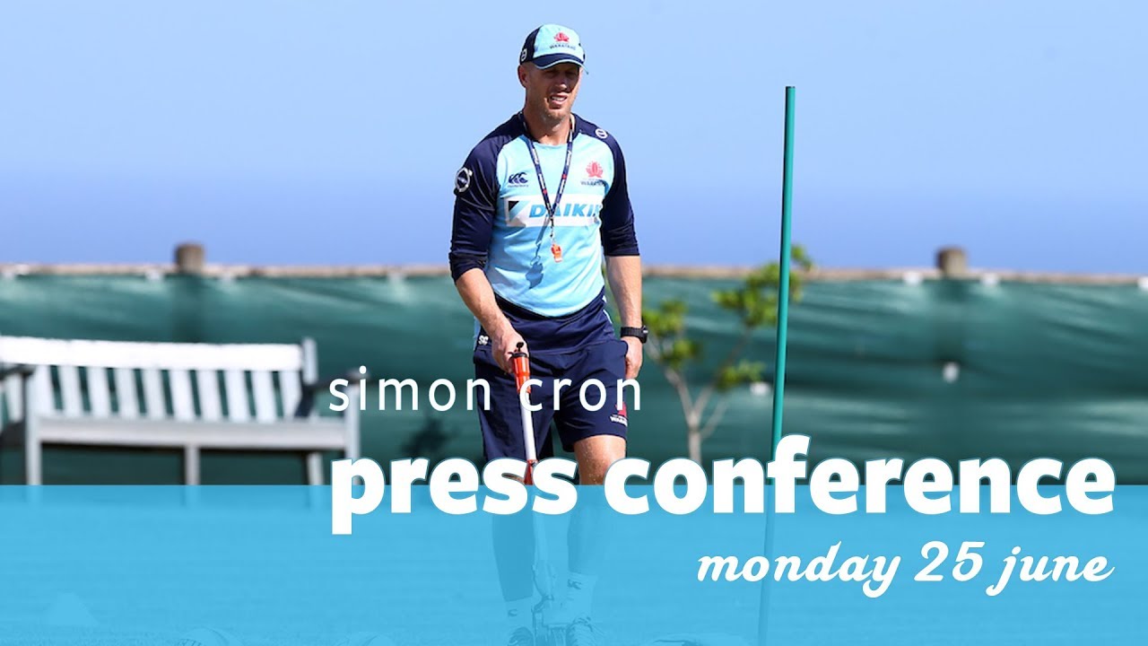 25 June Press Conference: Simon Cron - YouTube