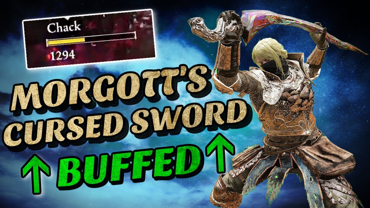 Elden Ring: They Buffed Morgott's Cursed Sword And It's Amazing - YouTube