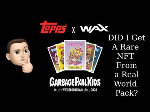 Open GPK Food Fight Packs To Get A Wax NFT - YouTube
