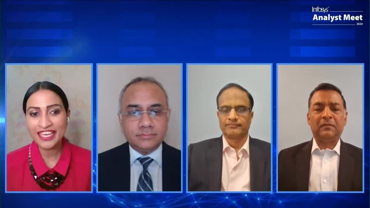 Infosys Analyst Meet 2020 - Q&A - Salil Parekh, Pravin Rao, Nilanjan ...