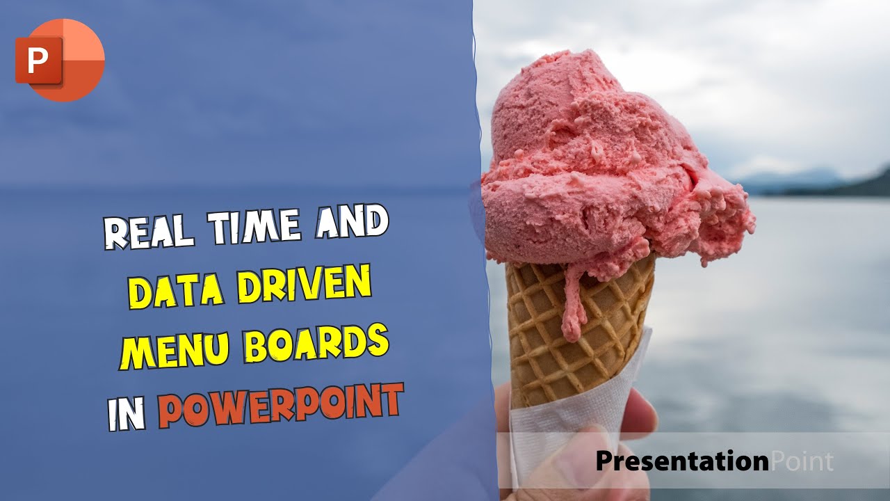 Real-Time and Data-Driven Menu Boards in PowerPoint I PresentationPoint - YouTube