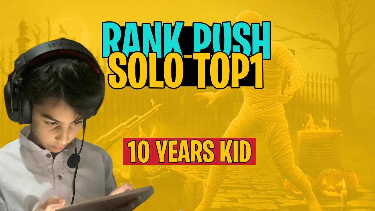 TOP 12 RANK NOW | 10 Years KID #rankpush #pubgmobilelive - YouTube