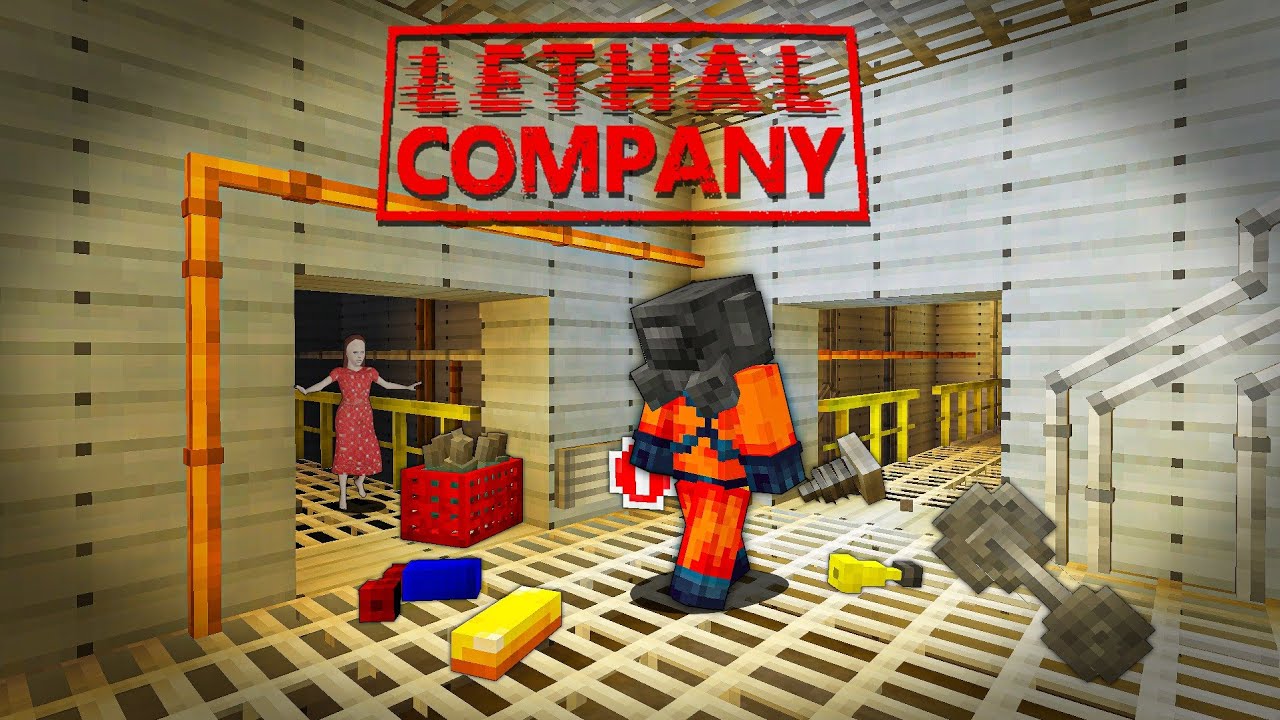 Addon LETHAL COMPANY Di Minecraft... Wow Mirip Game Aslinya - YouTube