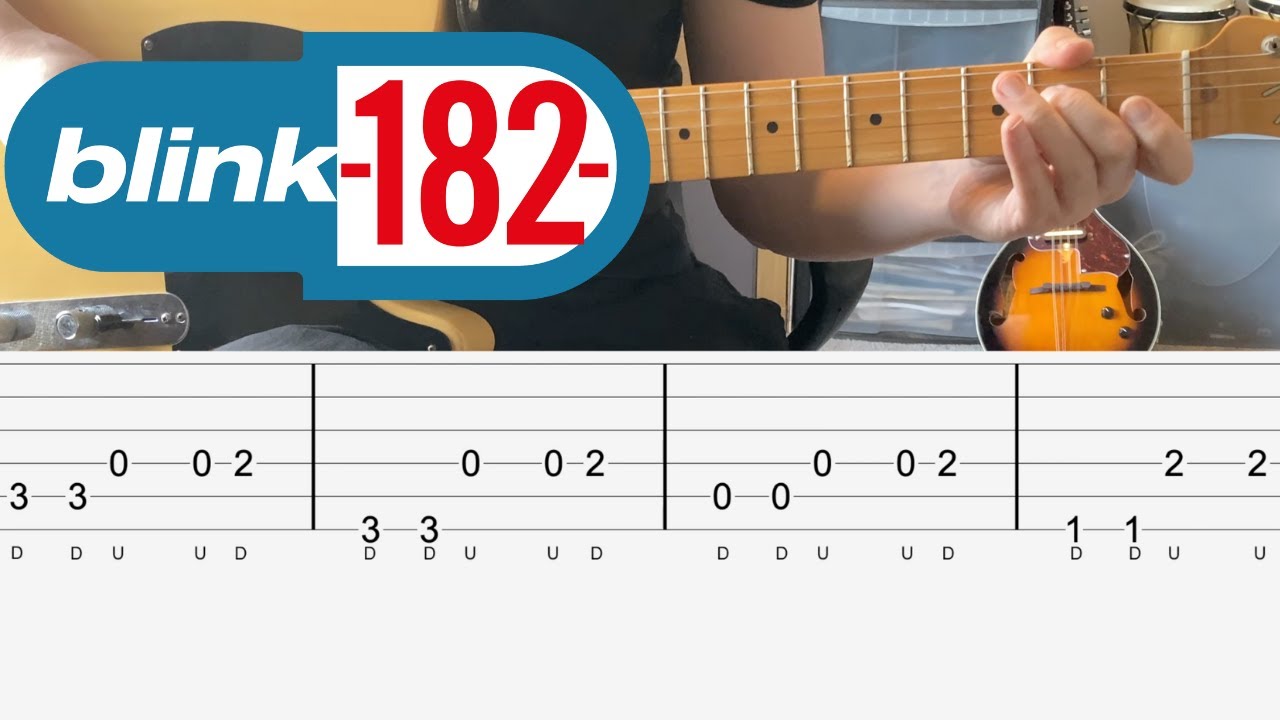 Blink 182 Dammit Riff Guitar Lesson *WITH TAB* - YouTube