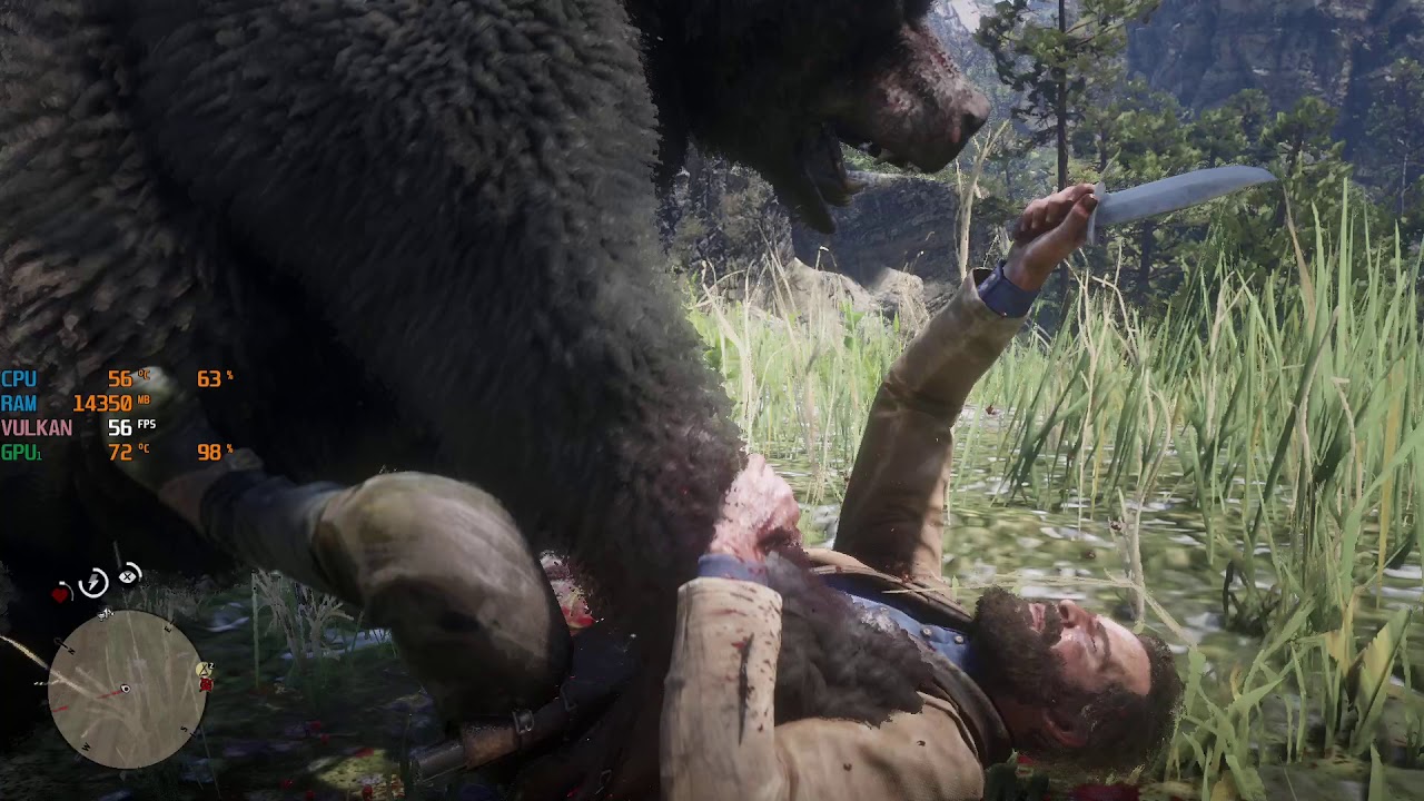 Red Dead Redemption 2 - Bear attack (PC - Nvidia RTX 2070 + i5 9600-K ...
