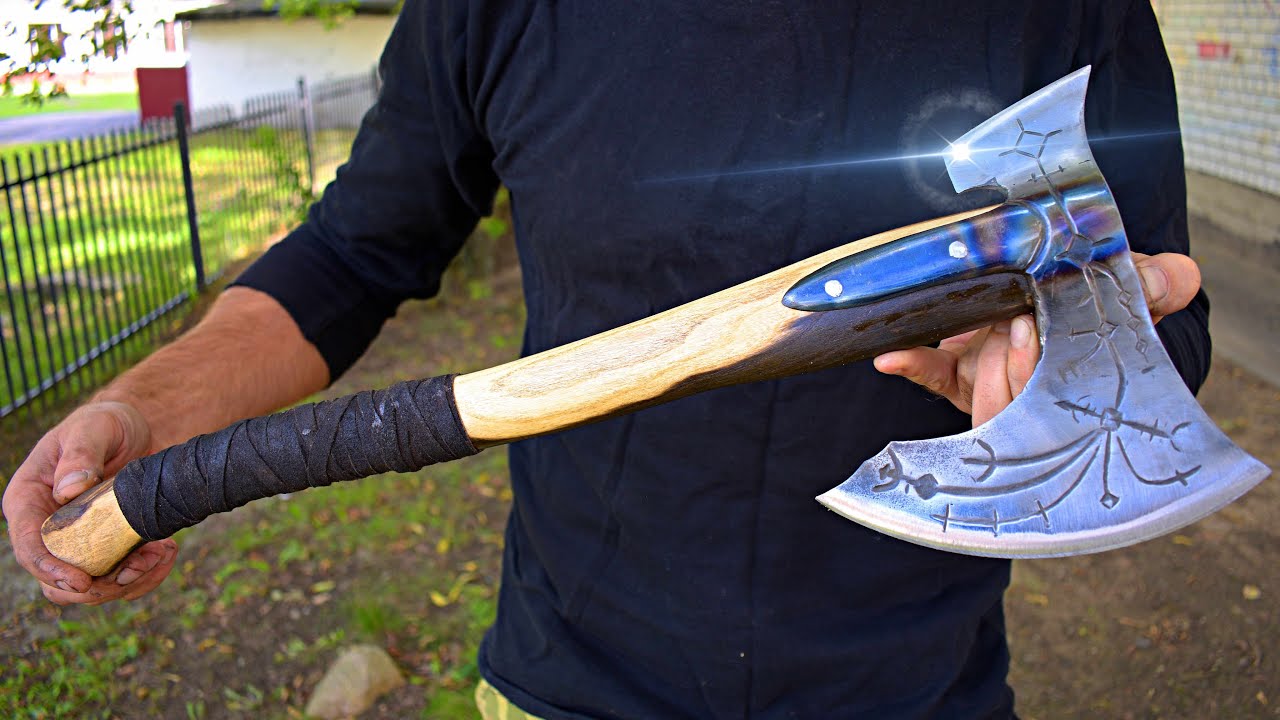 We Make The Legendary Axe Of The God Of War | Kratos Axe LEVIATHAN With ...