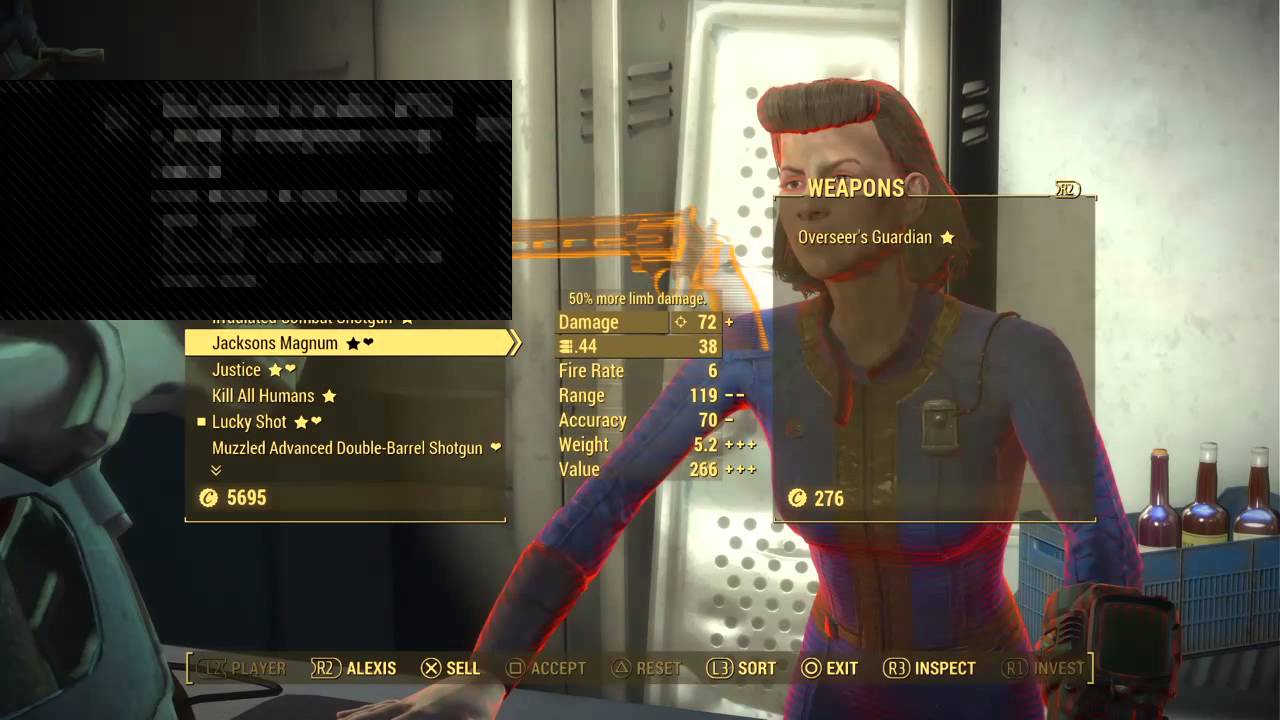 Fallout 4 Rare Weapons Guide, Overseers Guardian-Ps4 - YouTube