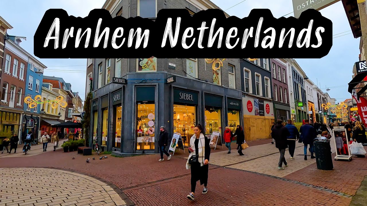 Arnhem Netherlands, city walking tour in 4k,🎄Christmas vibes - YouTube