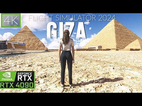 Microsoft Flight Simulator 2024 Walking around The Pyramid of Giza PC Ultra RTX 4090 Photogrammetry