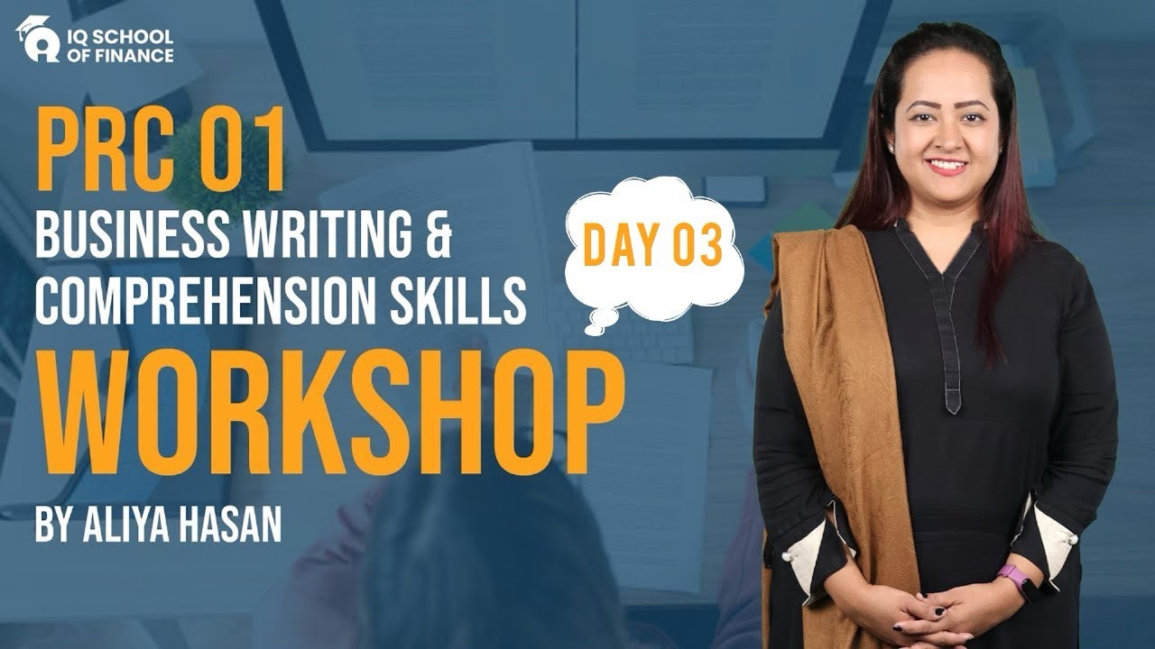 PRC 1 Workshop | DAY 3 | By Aliya Hasan - YouTube