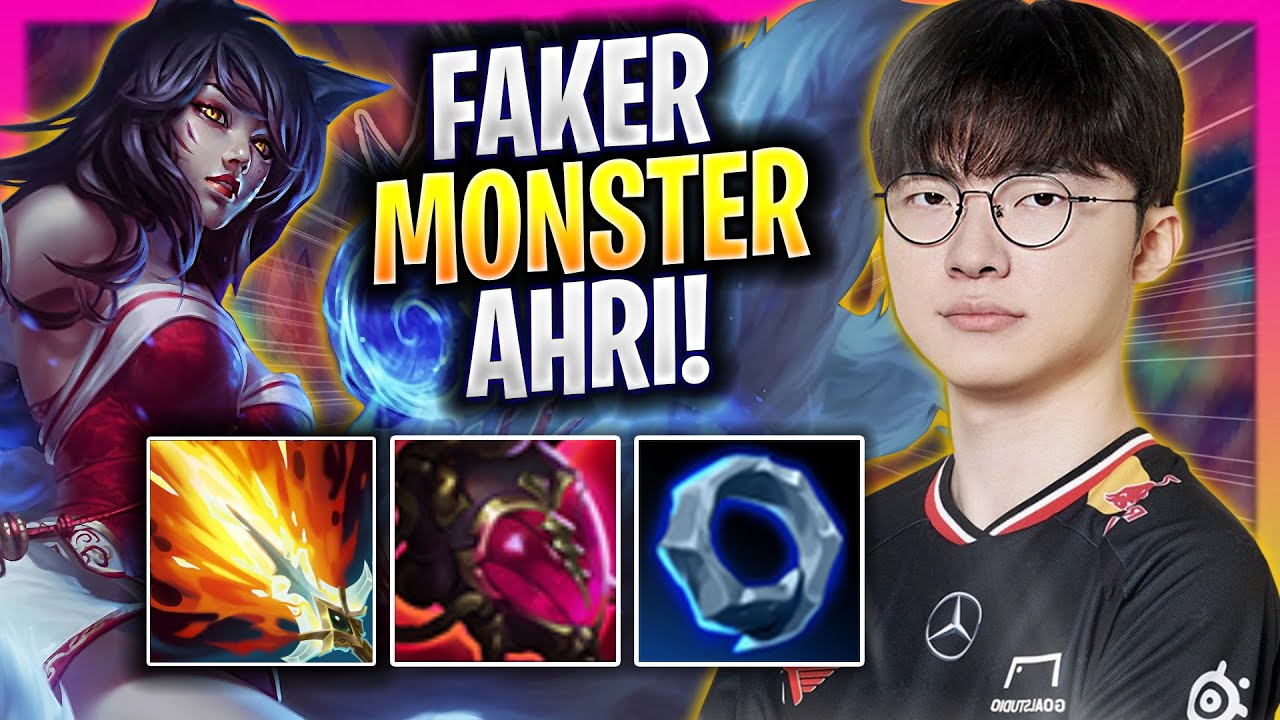FAKER IS A MONSTER WITH AHRI! - T1 Faker Plays Ahri MID vs Taliyah ...