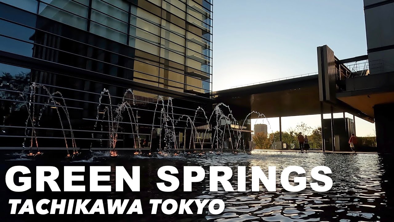 【2021 Tokyo 4K】 GREEN SPRINGS in Tachikawa 그린스프링스 グリーンスプリングスお散歩 English ...