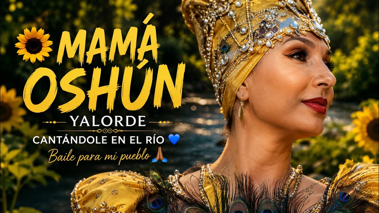 Mamá Oshún 🌻 Yalorde 🙏🏽Cantándole en el río 💙 Baile de los Orishas 🎵 ...