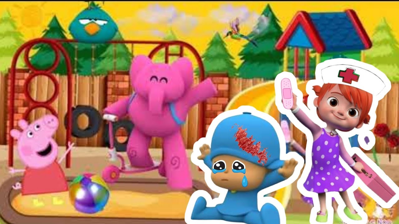 The Boo Boo Song | O dodói do Pocoyo - Pocoyo caiu do escorregador ...