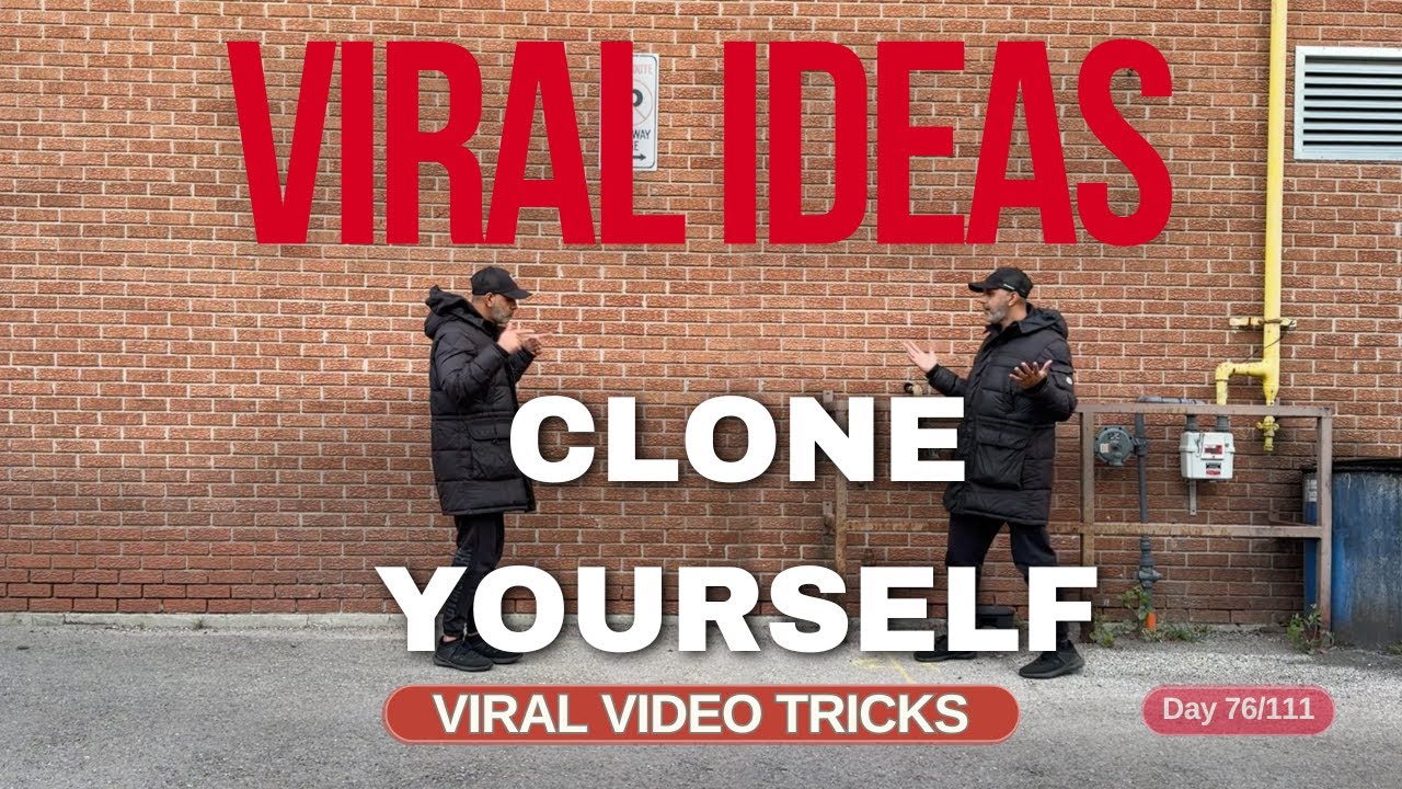 🤯 Watch Me Clone Myself! 🎥 Viral Editing Trick Revealed 🔥 - YouTube