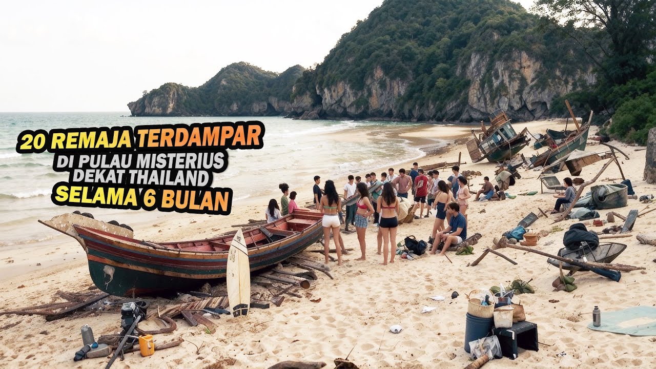 20 REMAJA TERDAMPAR DI PULAU MISTERIUS DEKAT THAILAND SELAMA 6 BULAN - YouTube