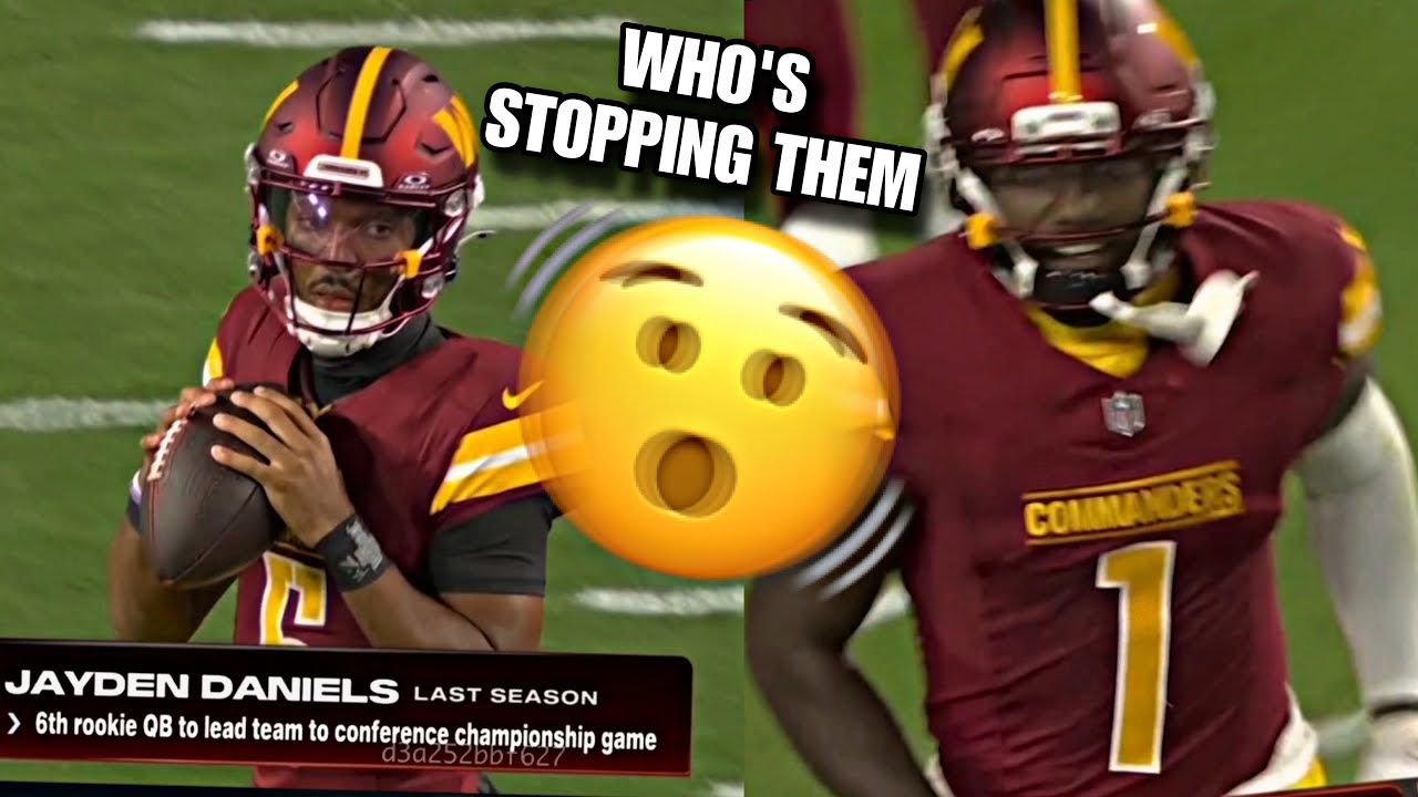 Jayden Daniels & DEEBO Samuel *ELECTRIC* Commanders DEBUT HIGHLIGHTS vs ...