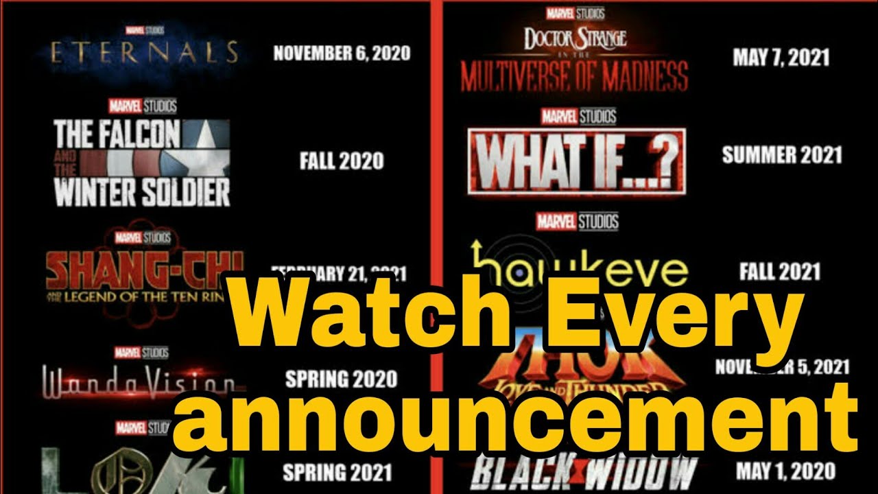 San Diego comic con phase 4 announcement/Kevin feige/2019 - YouTube