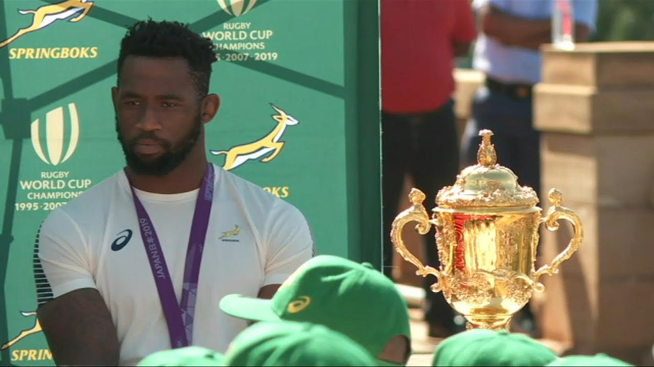 Springboks hold victory parade in Pretoria | AFP - YouTube