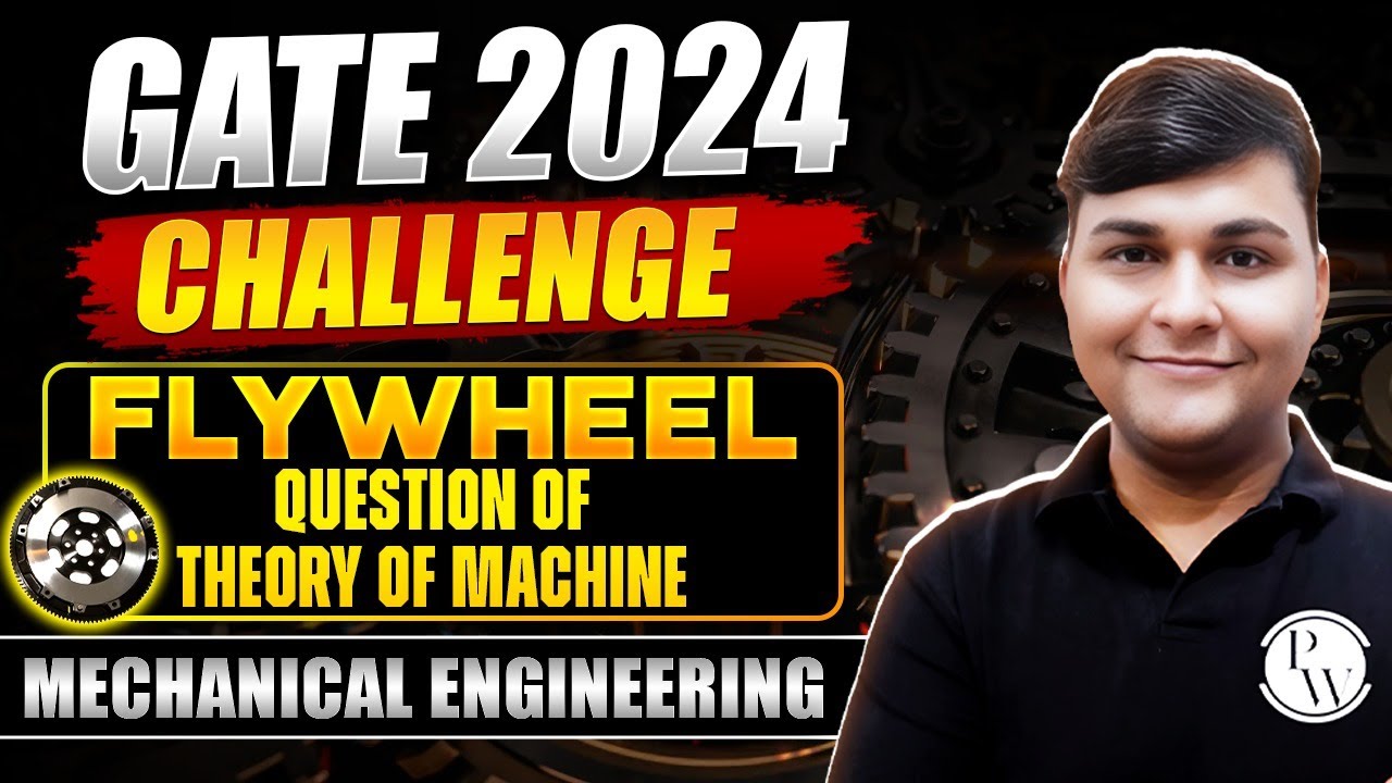 GATE 2024 Mechanical Engineering Questions | Flywheel Question Of ...