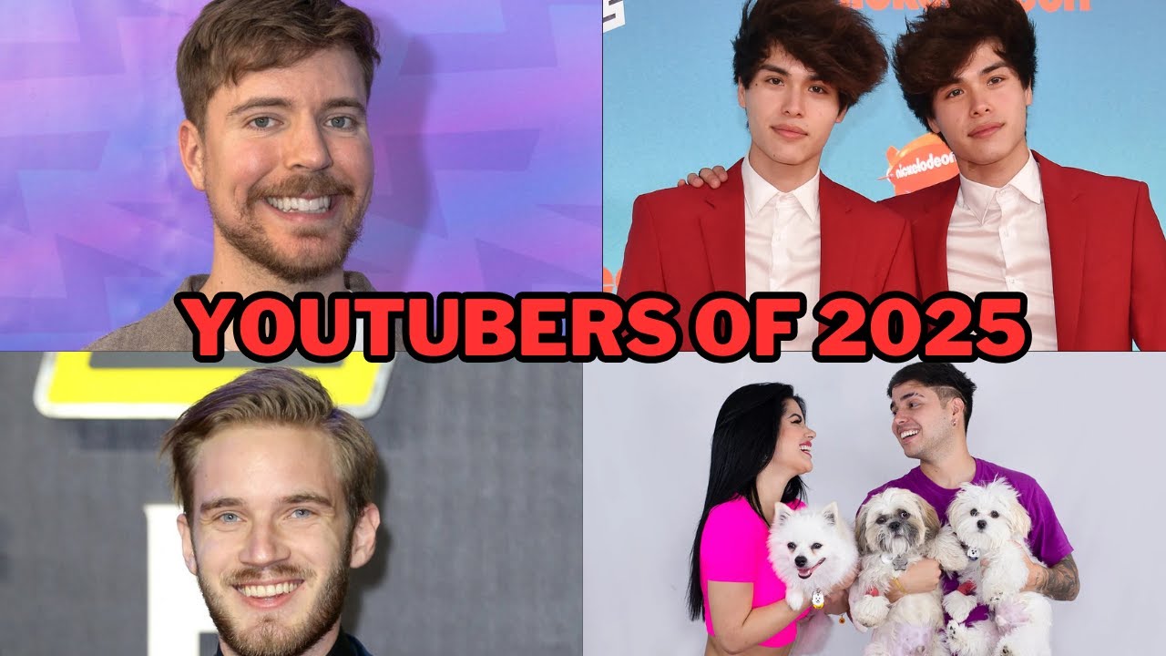 Top 10 YouTubers of 2025: The Future of YouTube Content Creation - YouTube