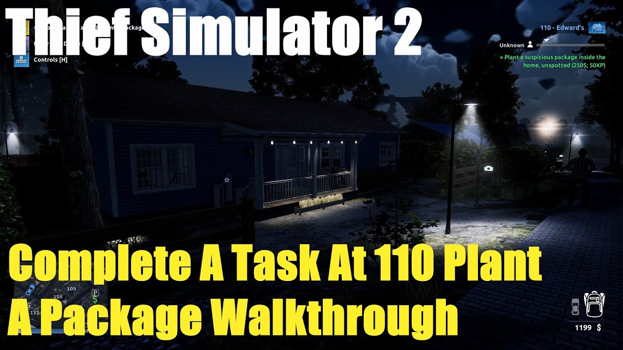 Thief Simulator 2,Complete A Task At 110 Plant A Package, Loot Book ...