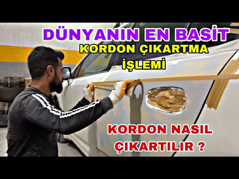 Kordon nasıl çıkarılır macun nasıl zımpara yapılır detaylı anlatır iyi seyirler