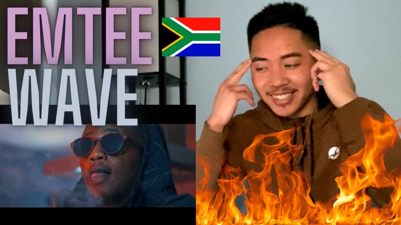 Emtee - Wave (Official Music Video) AMERICAN REACTION! South African ...