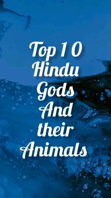 top 10 Hindu gods and their animals #music - YouTube