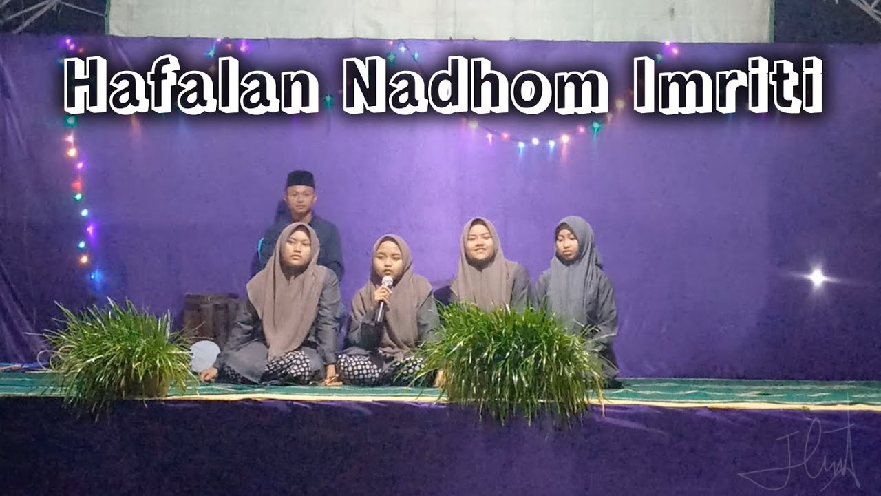 Hafalan Nadhom Imriti (Risa dan RRP) - YouTube