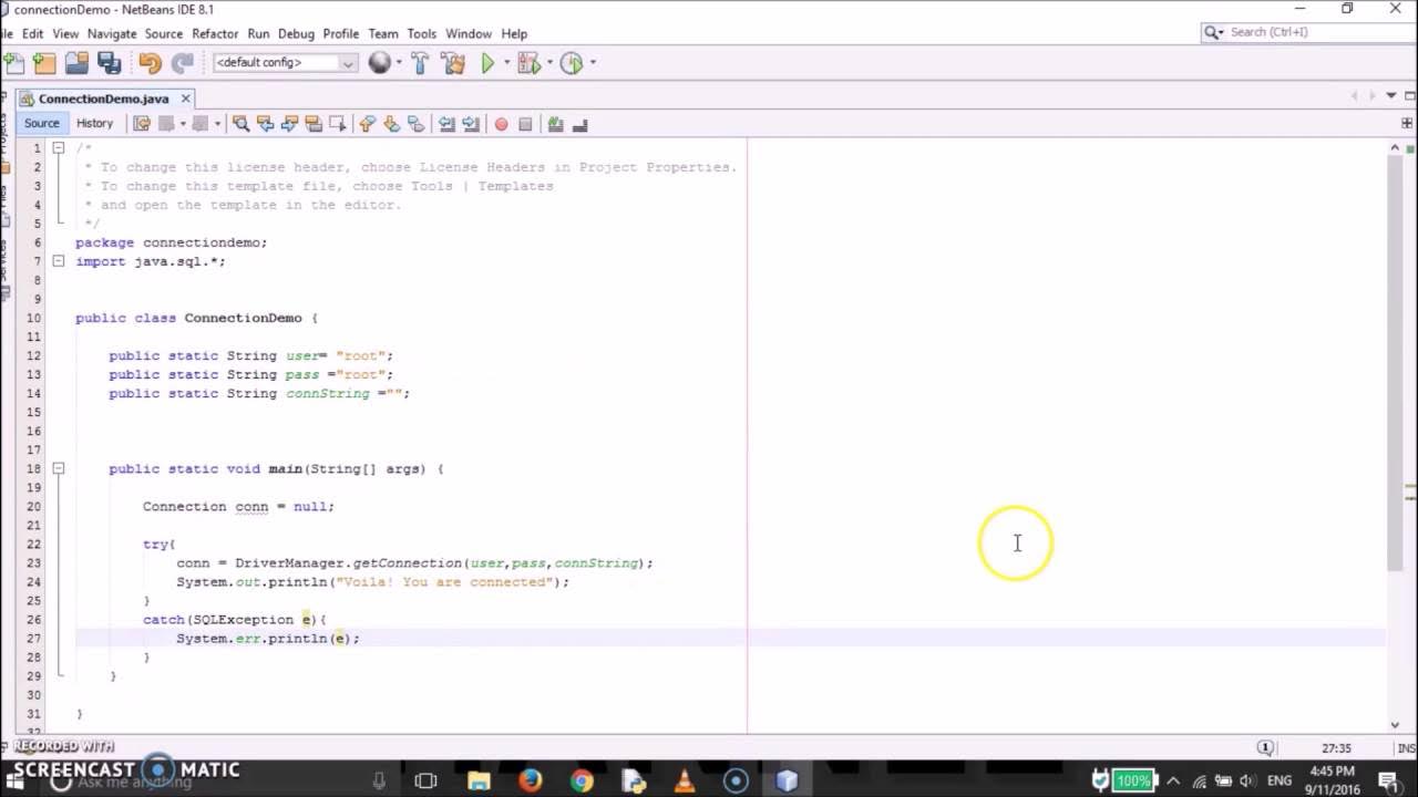 How to Connect Netbeans to MySQL - YouTube