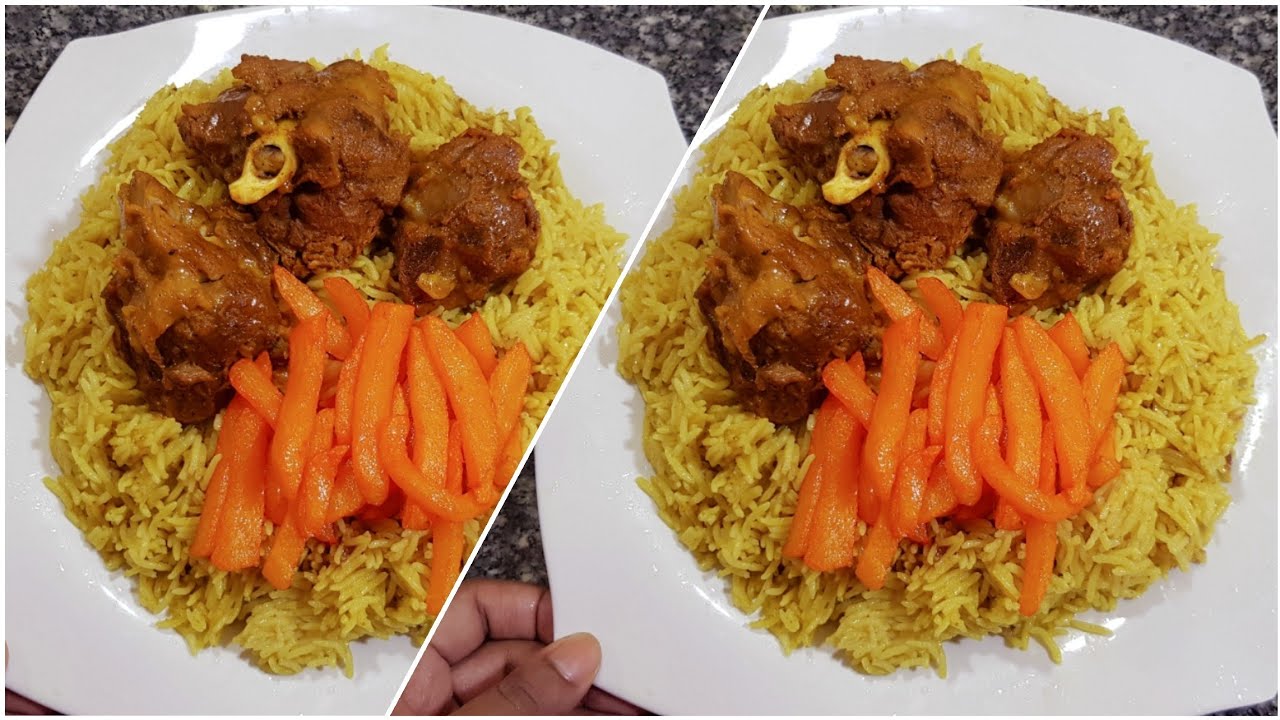 Qado Bariis iyo Hilib Ari 😋 aad u macan - YouTube