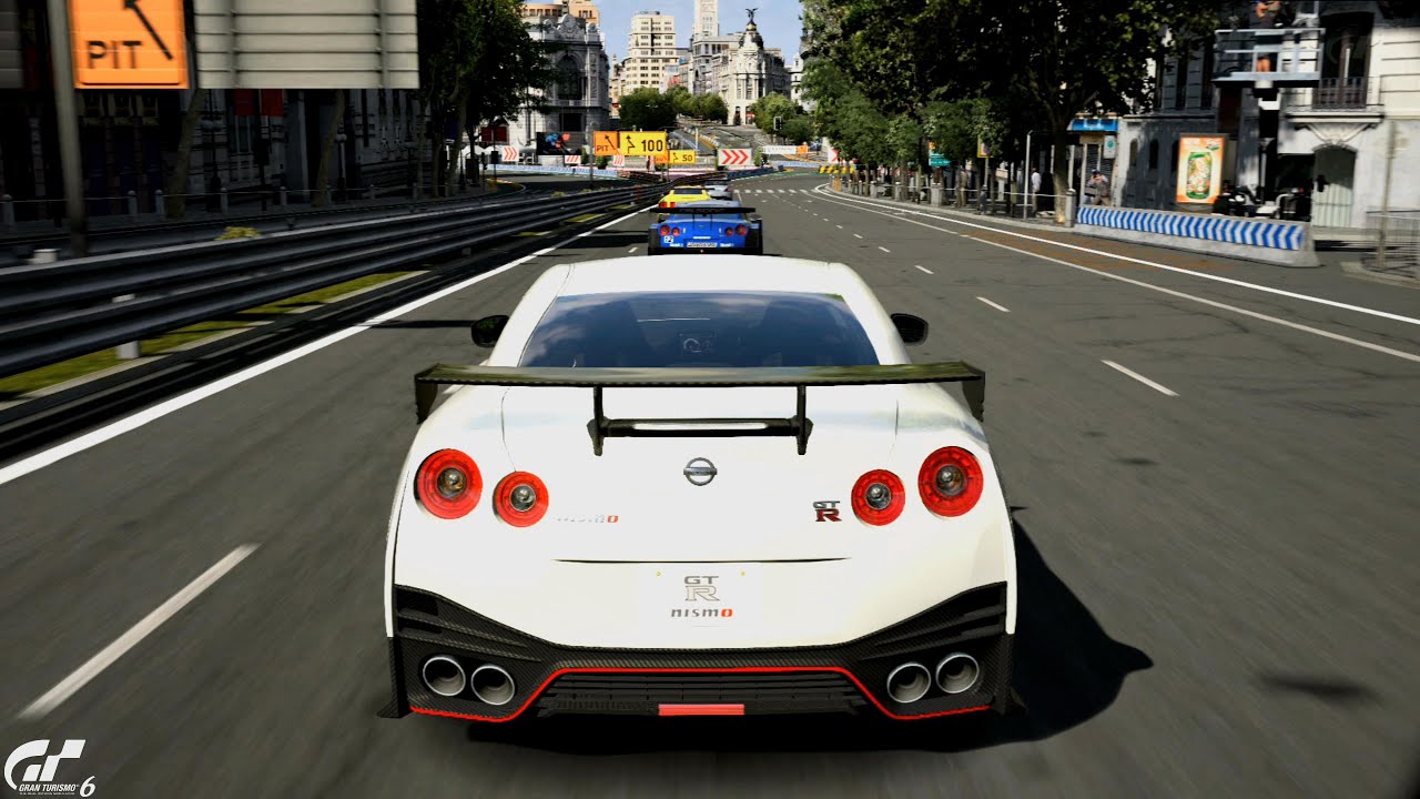 Gran Turismo 6 | Nissan GT-R Nismo '14 - Circuito de Madrid (City ...