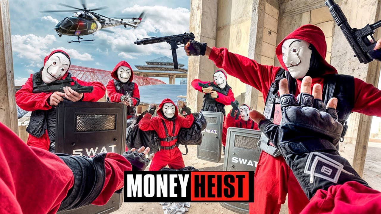 PARKOUR VS MONEY HEIST! 6 | No ESCAPE for BAD GUYS, chase is now over ...