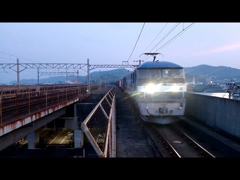 70レEF210-372号機吹田所属児島駅入線 - YouTube