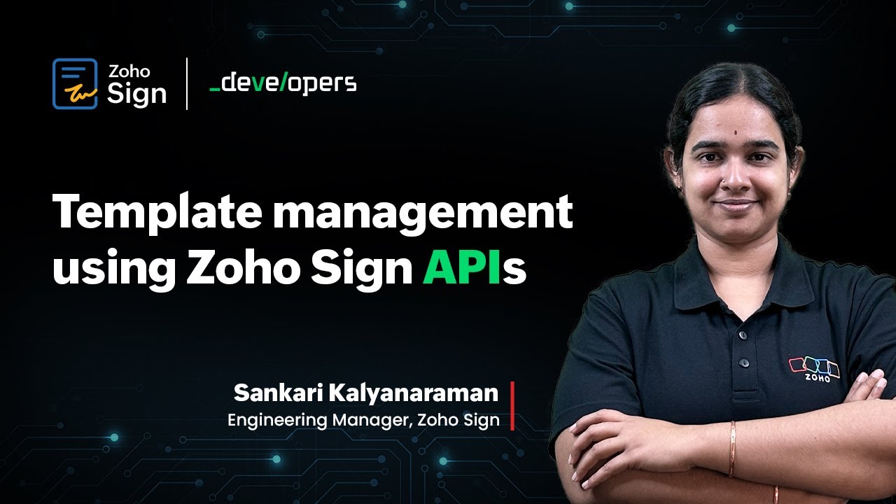 Use templates to send and collect signatures with Zoho Sign API | Zoho ...