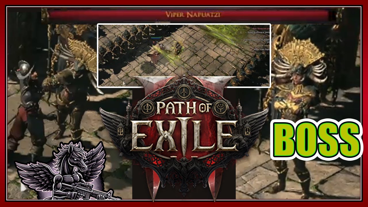 [POE2] VIPER NAPUATZI - Unique Boss on Cruel Difficulty | Path of exile ...