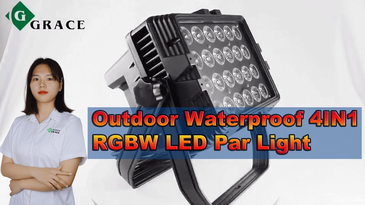 Waterproof par light | Outdoor Waterproof 4IN1 RGBW LED Par Light - YouTube