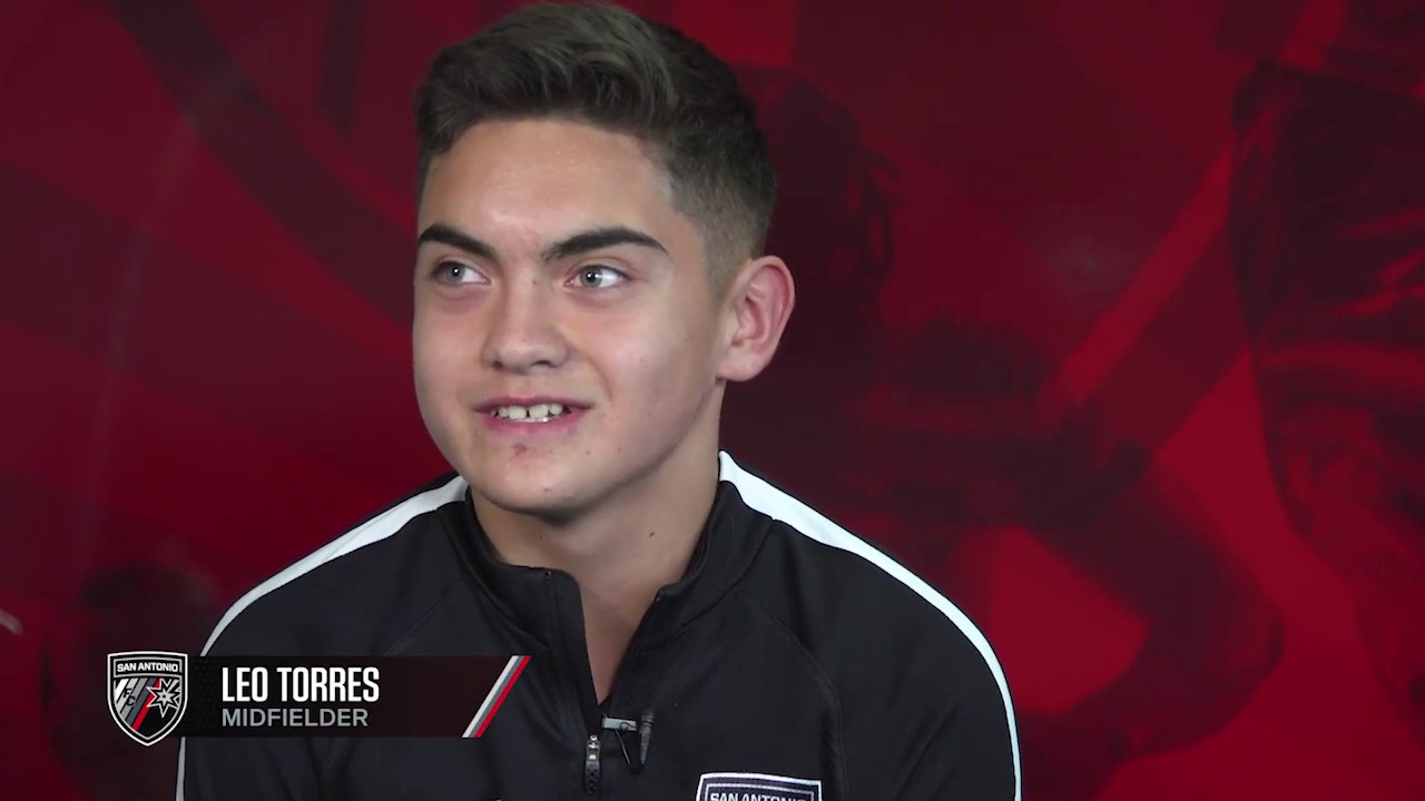 San Antonio FC signs SAFC Pro Academy Standout Leo Torres - YouTube