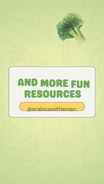 Arabic healthy and unhealthy food cards and worksheets - YouTube