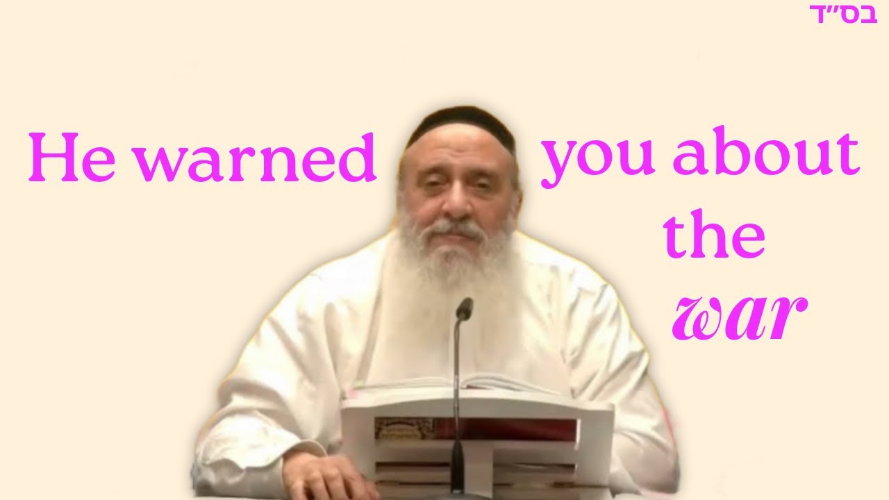 Rabbi Abraham Baruch/הרב אברהם ברוך - the war between Israel and Iran ...