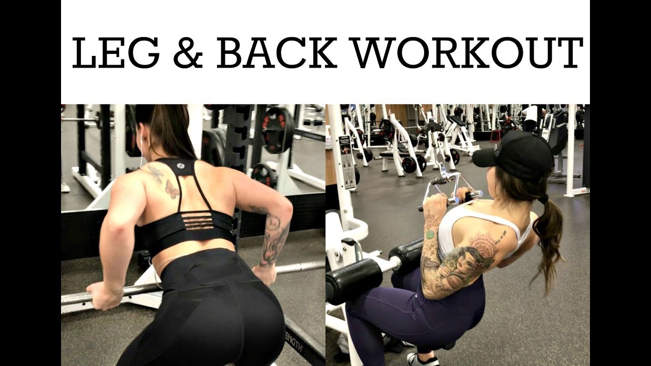 LEG & BACK workout / serious drop set - YouTube